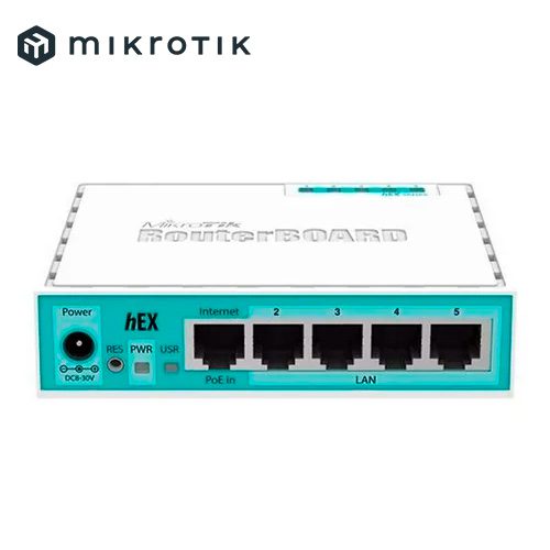 ROUTER BOARD MIKROTIK HEX RB750GR3 DE 5 PUERTOS OS L4 - Distribuidor ...