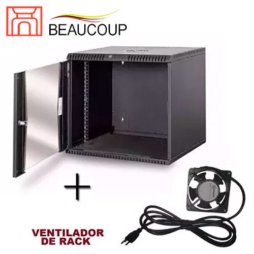 GABINETE RACK BEAUCOUP I-1051 COMPACTO DE PARED 9UR (47x54x50cm ...