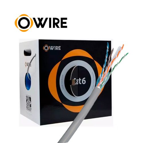 ROLLO DE CABLE UTP 100% COBRE OWIRE GRIS CAT6 23 AWG 305 mts. - Distribuidor mayorista de ...